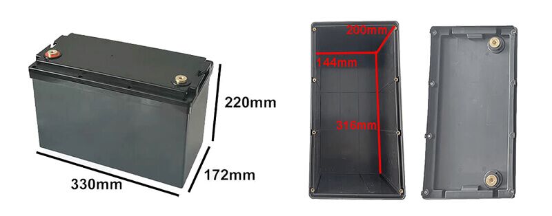 12V 100AH Battery Box Screw Type without LCD | Skya Power